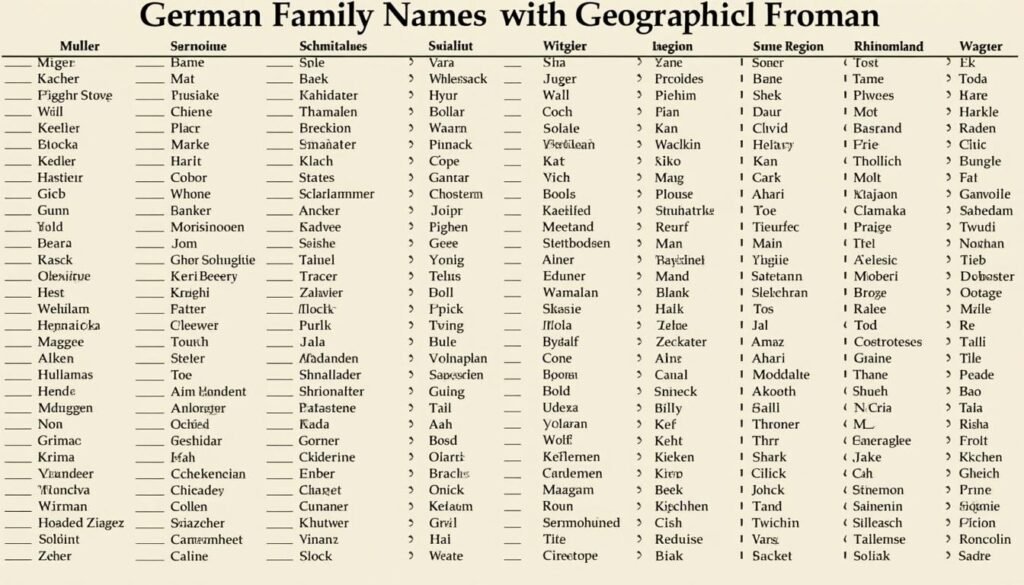 Top 100 des noms de famille allemands 🇩🇪 : Origines et histoires ...